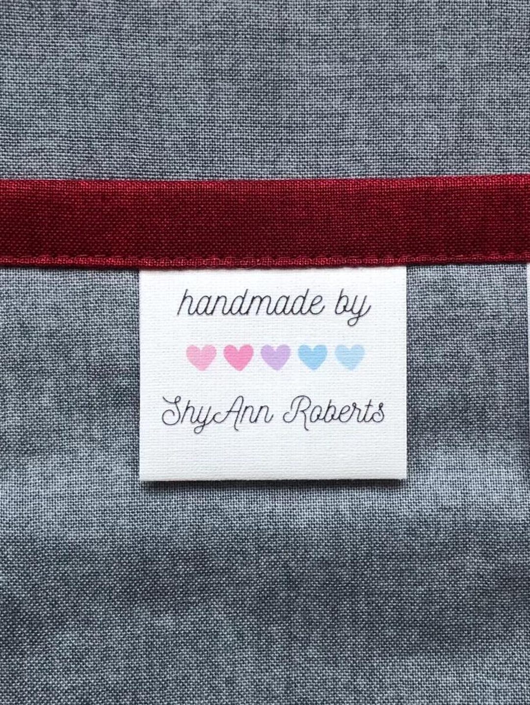 Personalized Fold Over Quilt Labels, Snuggle Quilt Label, Quilt Care ...