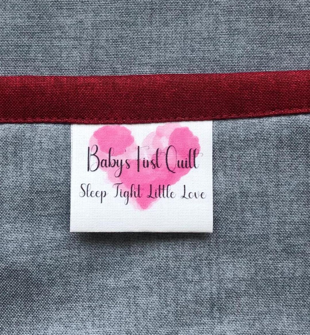 Baby's First Quilt, Quilt Washing Instructions, Fold Over Quilt Care ...