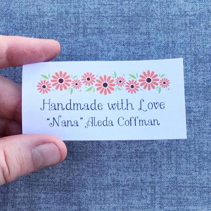 Custom Quilt Labels - Etsy