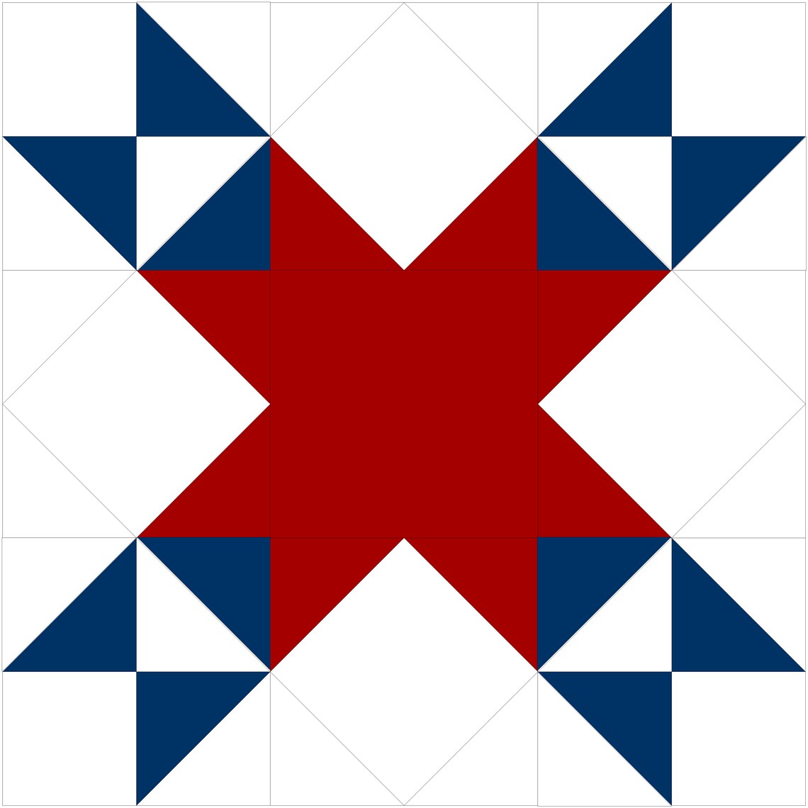 Diamond Star Quilt Block Pattern Digital Quilt Block Quick - Etsy