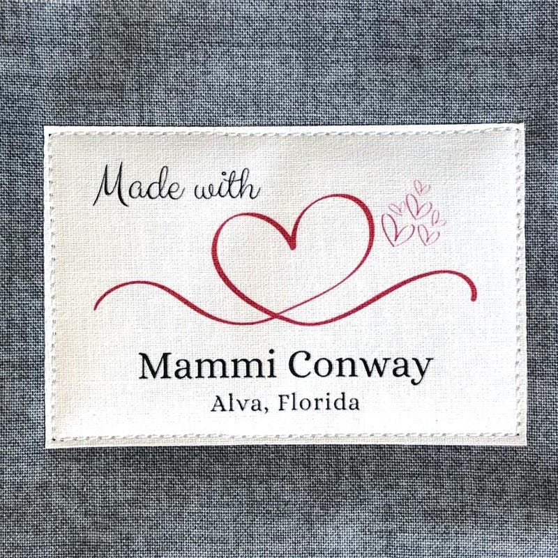 Personalized Heart Labels - Etsy