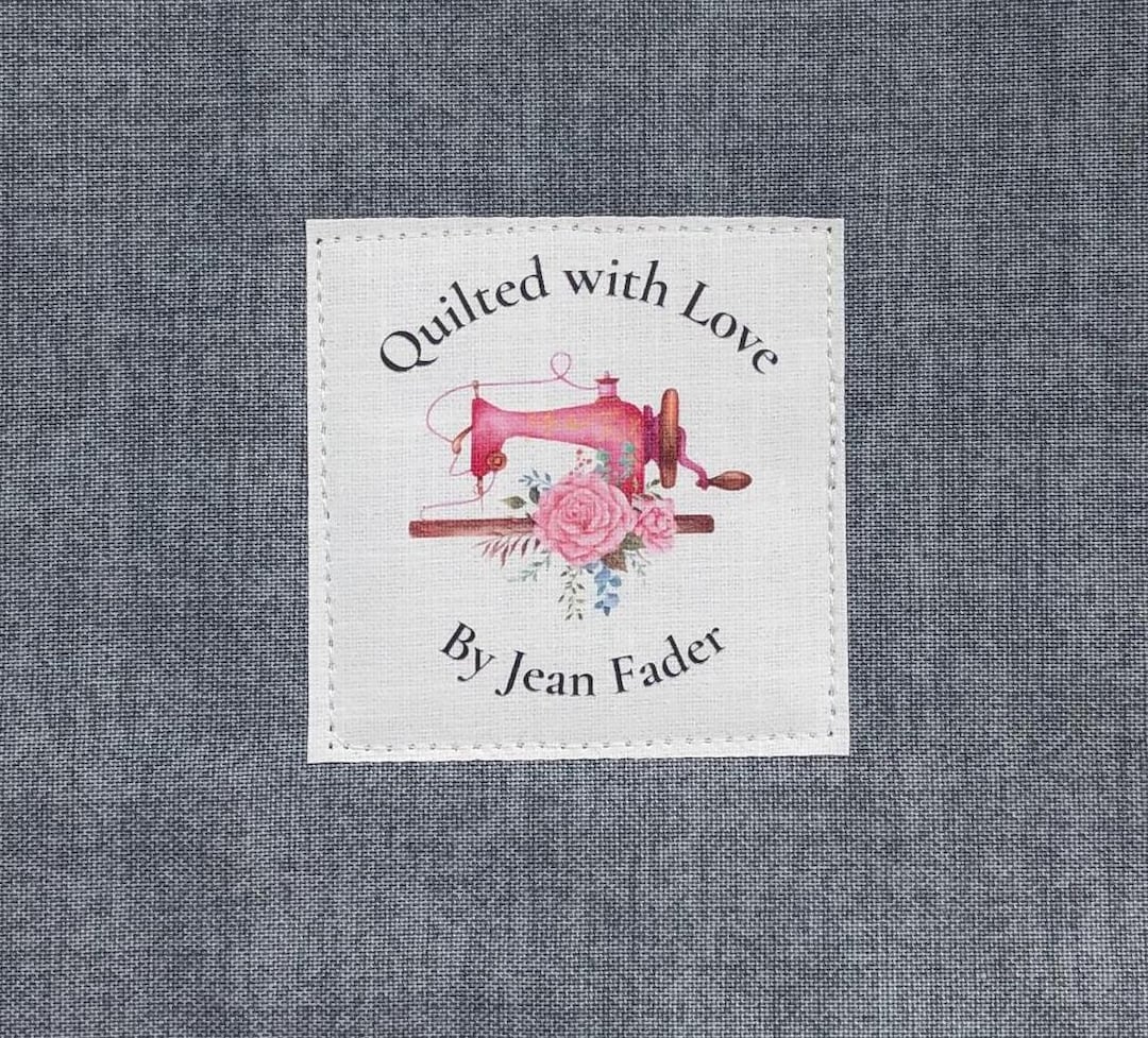 Personalized Quilt Label, Vintage Sewing Machine Label, Custom Label ...