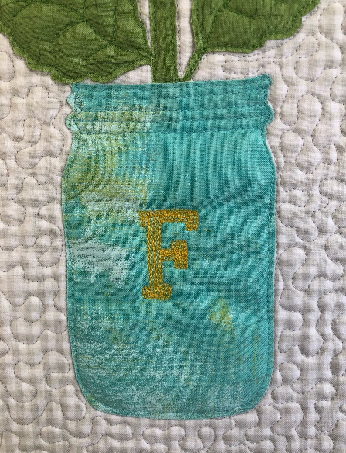 Flowers Raw Edge Quilt Pattern Applique Pattern Quilt Wall | Etsy