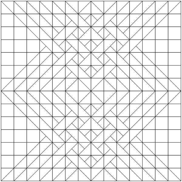 Interwoven HST Quilt Pattern, Modern Knot Design (PDF Pattern) - Etsy