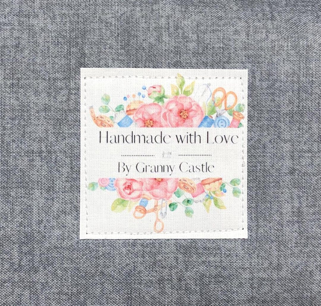 Personalized Quilt Tools Labels, Custom Cotton Fabric Label, Set of 20 ...