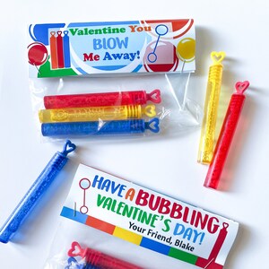 Bubbles Valentines Day Cards Printable Bubbles Valentines Day Bag ...