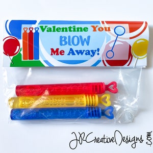 Bubbles Valentines Day Cards Printable Bubbles Valentines Day Bag ...