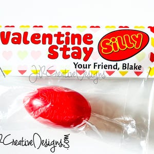 Kids Valentine's Cards Sillly Putty Valentine Cards for Kids Valentine ...
