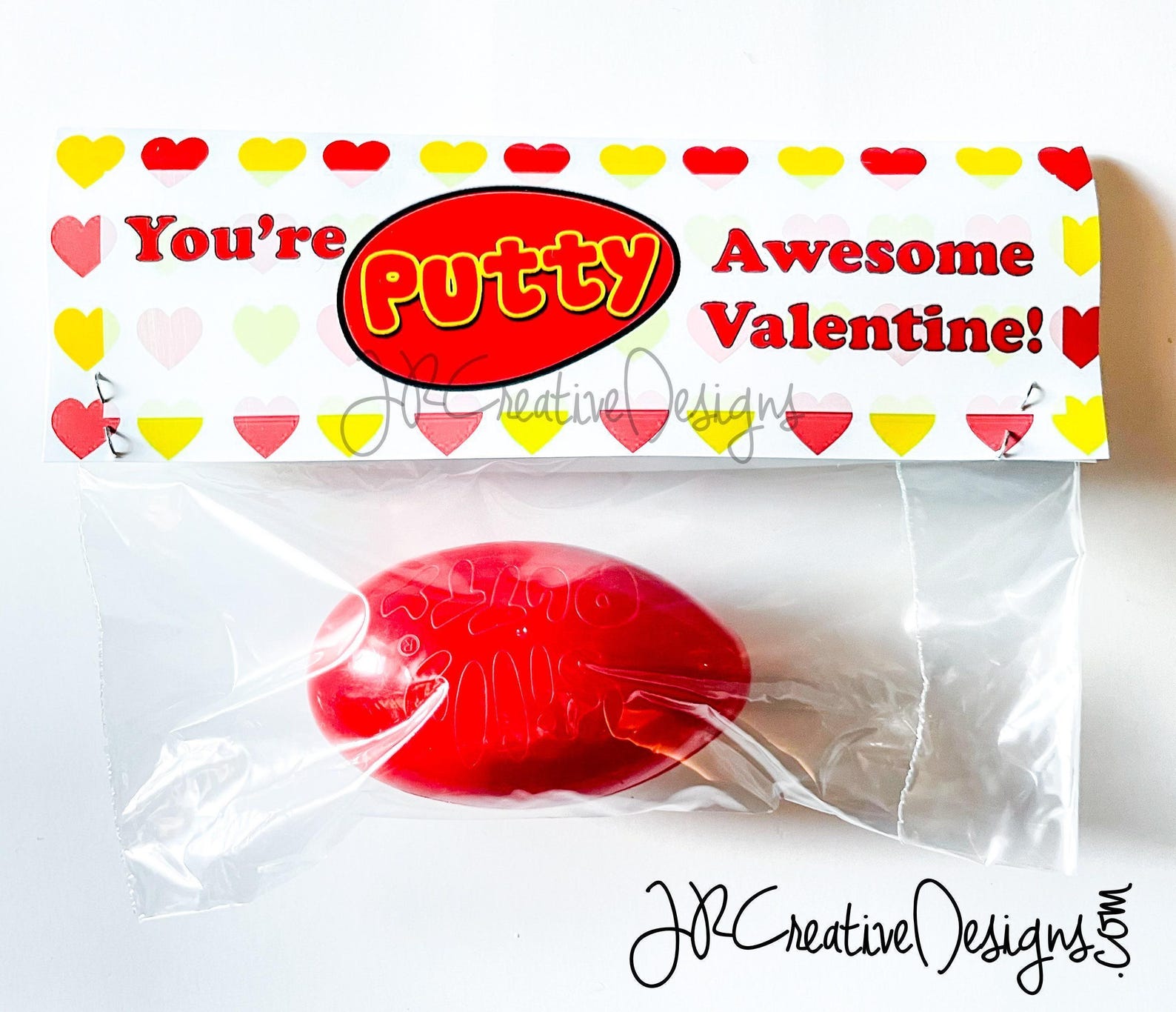 Kids Valentine's Cards Sillly Putty Valentine Cards for Kids Valentine ...