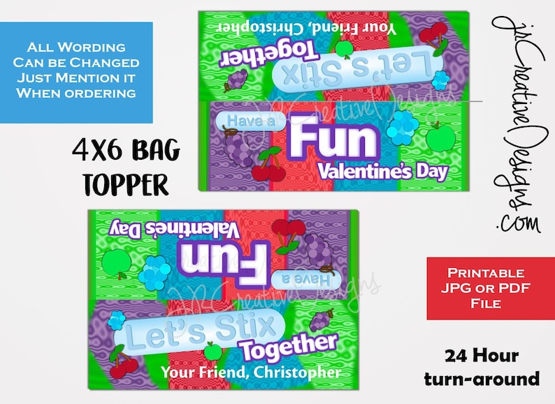 Fun Dip Valentine Card Printable Fun Dip Valentine Printable Card Kid ...