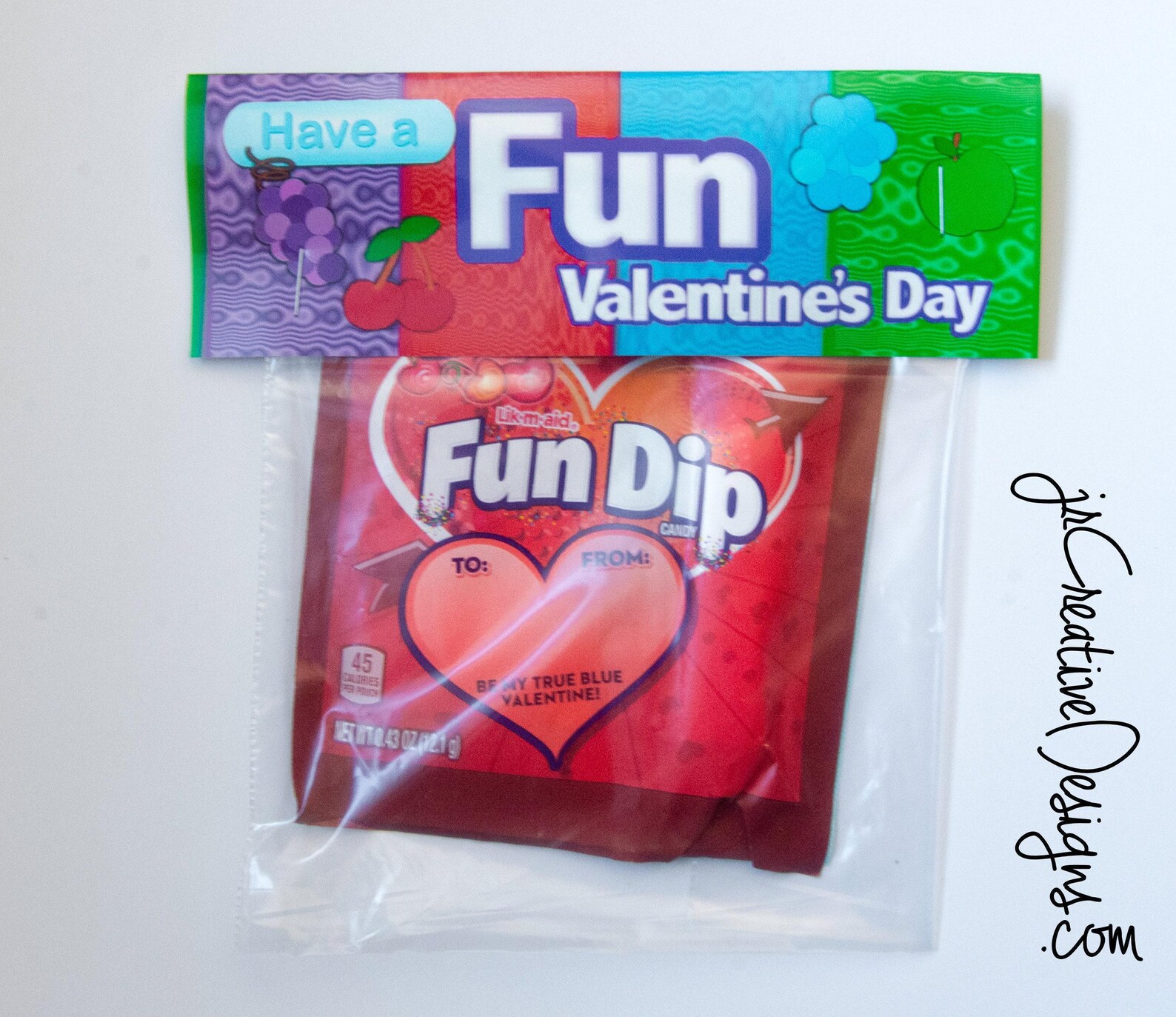 Fun Dip Valentine Card Printable Fun Dip Valentine Printable Card Kid ...