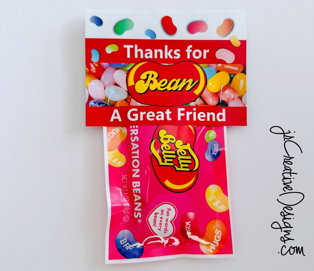 Kids Valentine's Cards Printable Jelly Belly Valentine Cards for Kids ...