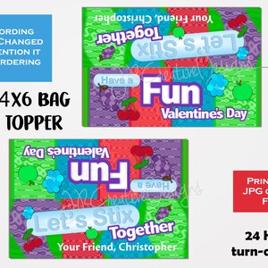 Fun Dip Valentine Card Printable Fun Dip Valentine Printable Card Kid ...