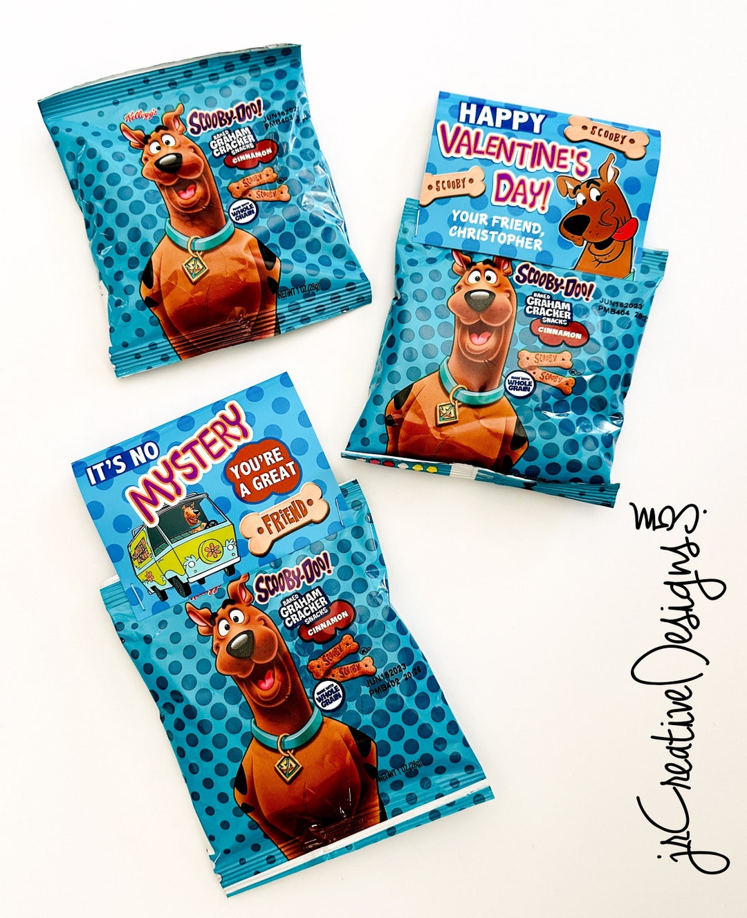 Scooby Doo Valentines Day Cards Printable Scooby Snacks Valentines Day ...