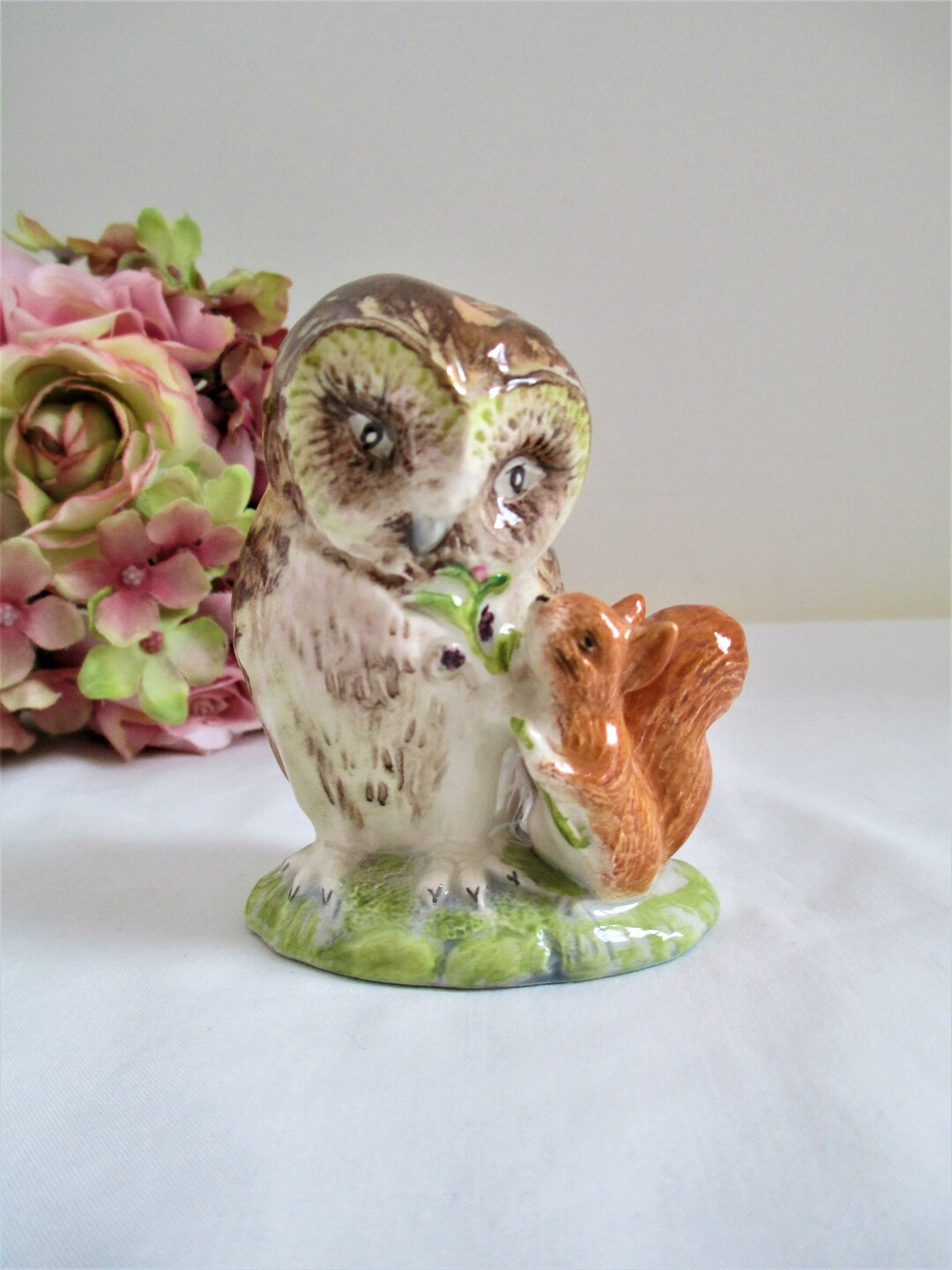 Royal Albert Old Mr Brown Beatrix Potter Adorable Owl Figurine RETIRED ...