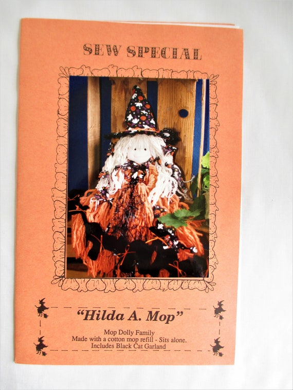 Sewing Pattern Sew Special hilda A. Mop Mop Doll - Etsy