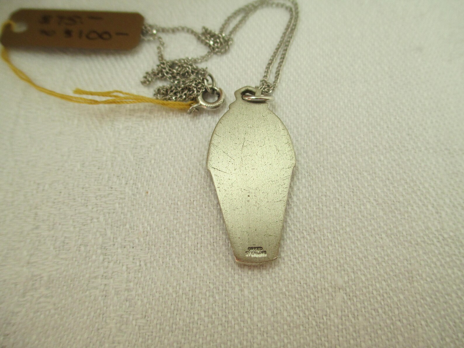 Saint Anthony Sterling Silver Medal Pendant Necklace Unusual - Etsy