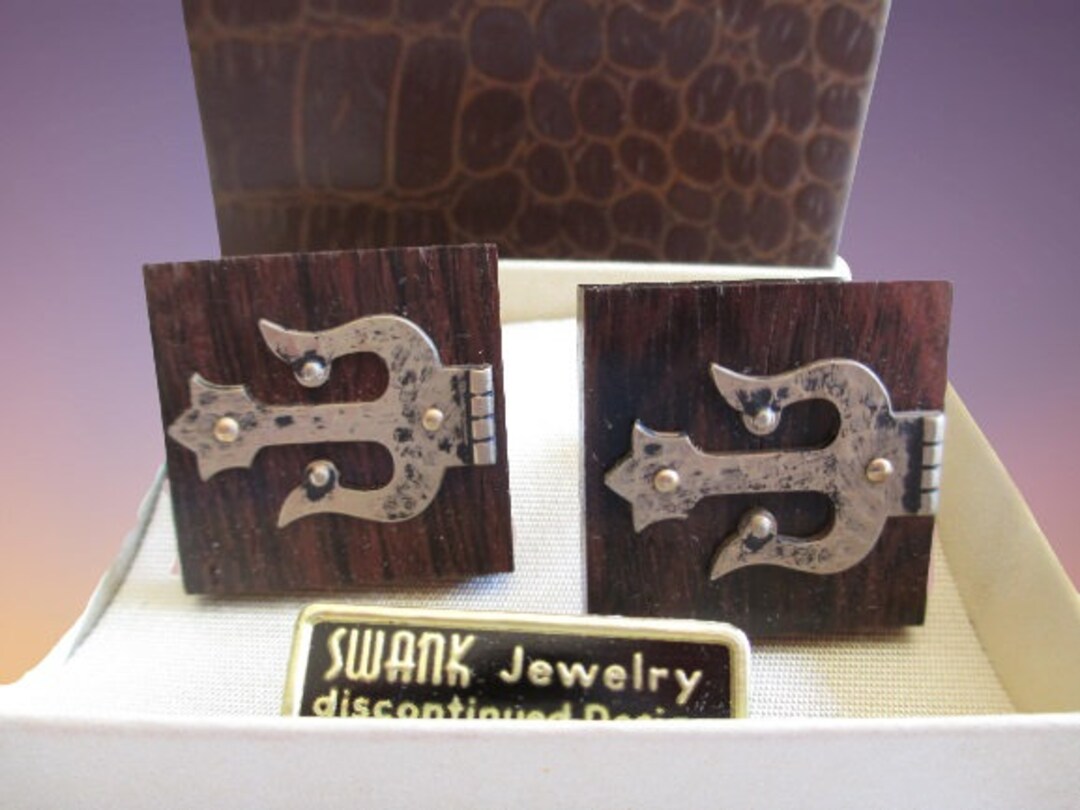 Vintage Swank Original Linkwood Hinge Cufflinks in Original Box for Him ...