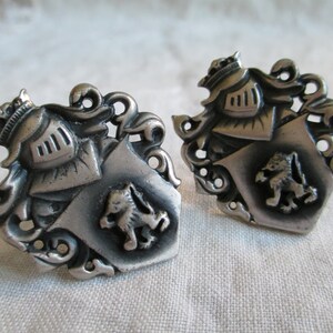 Vintage Swank RARE Royale Designer Collection Knight, Lion and Shield ...