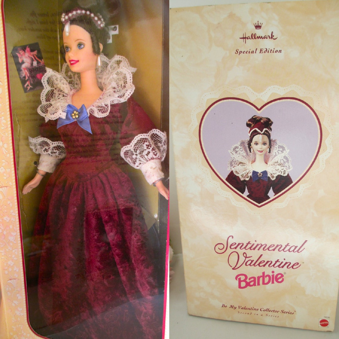 Barbie Doll Vintage Sentimental Valentine Hallmark Special Edition 1996 ...