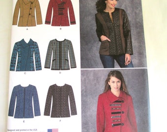 Simplicity 1467 Sewing Pattern Misses 1467 Top Jacket Pants Skirt Sizes ...