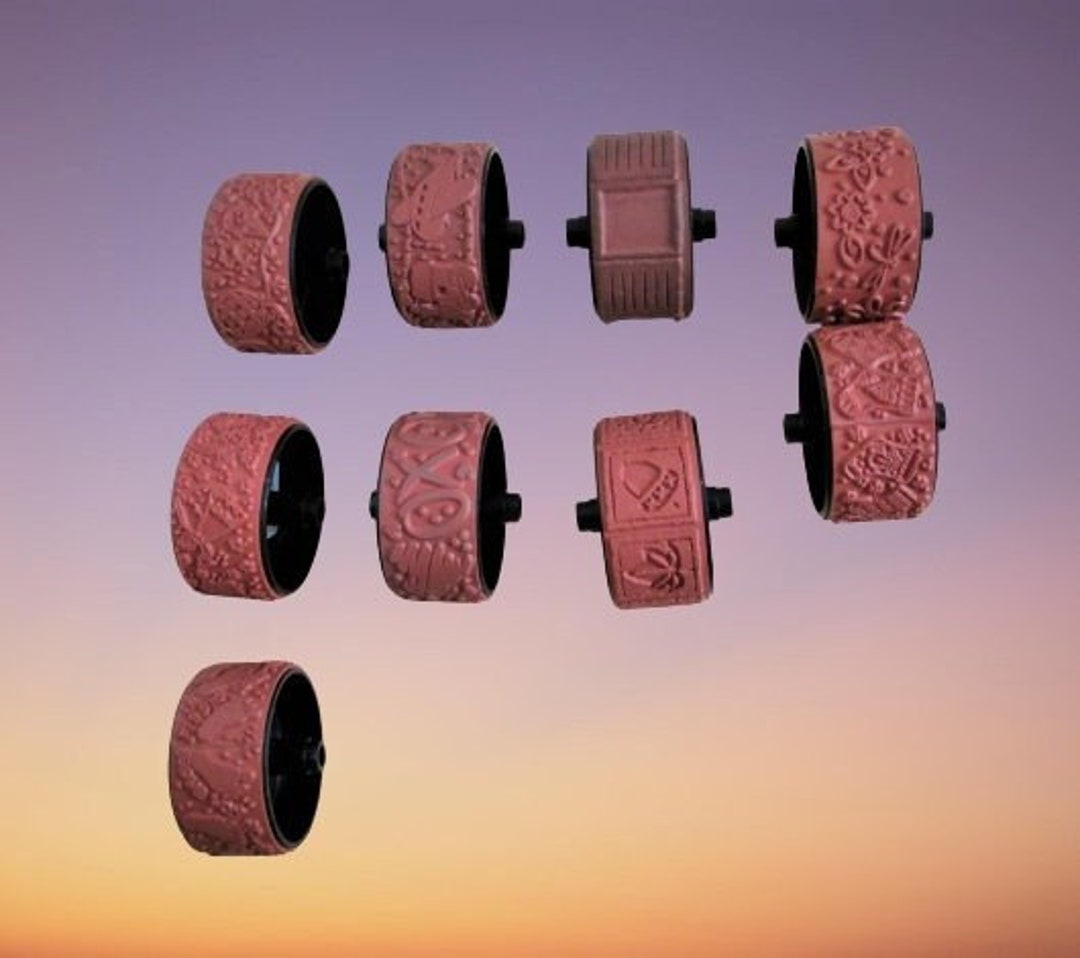 Vintage Stampin Around Rollagraph Rubber Stamp Wheel Choice - Etsy