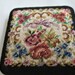 Vintage Compact Austrian Petit Point Powder Compact Unused in Earthy ...