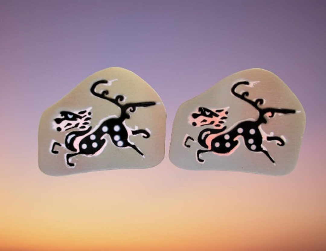 Swank RARE Original Enamel Cheetah Whimsy Cufflinks Him, for Dad ...