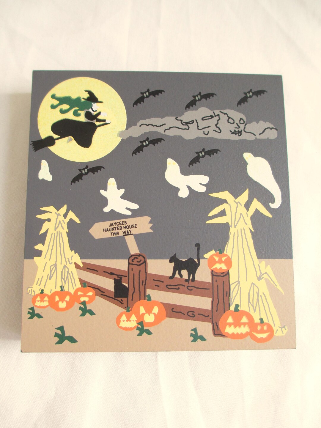 Vintage Cats Meow Village Boo to You American Holidays Collector’s Club ...
