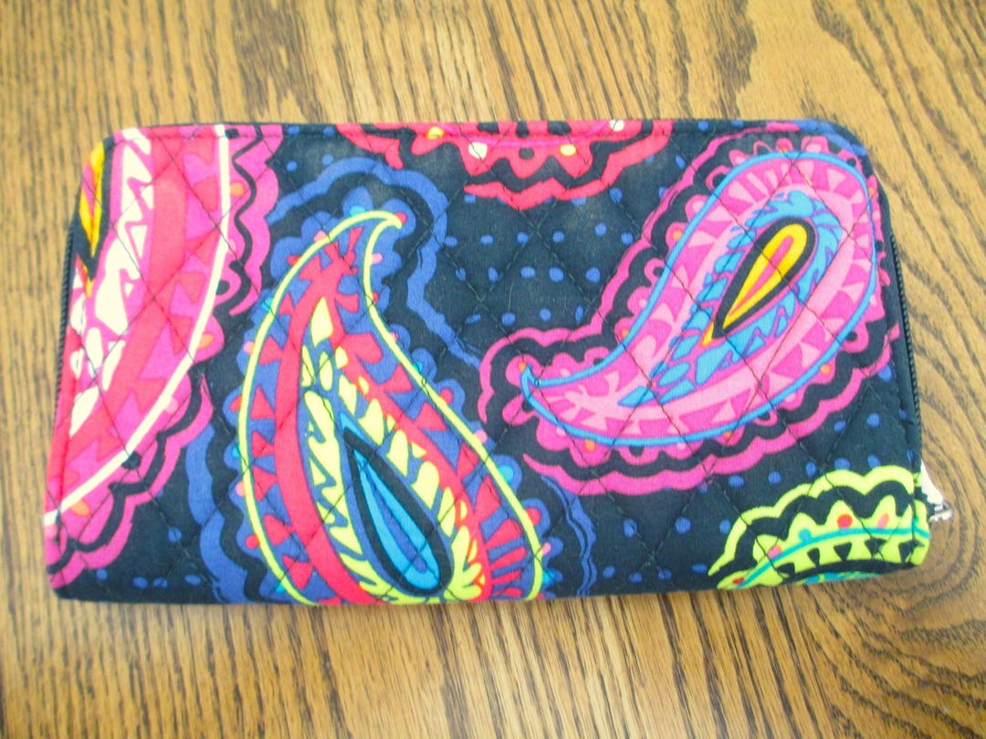 Vera Bradley Accordion Wallet Twilight Paisley Stunning Paisley Wallet ...