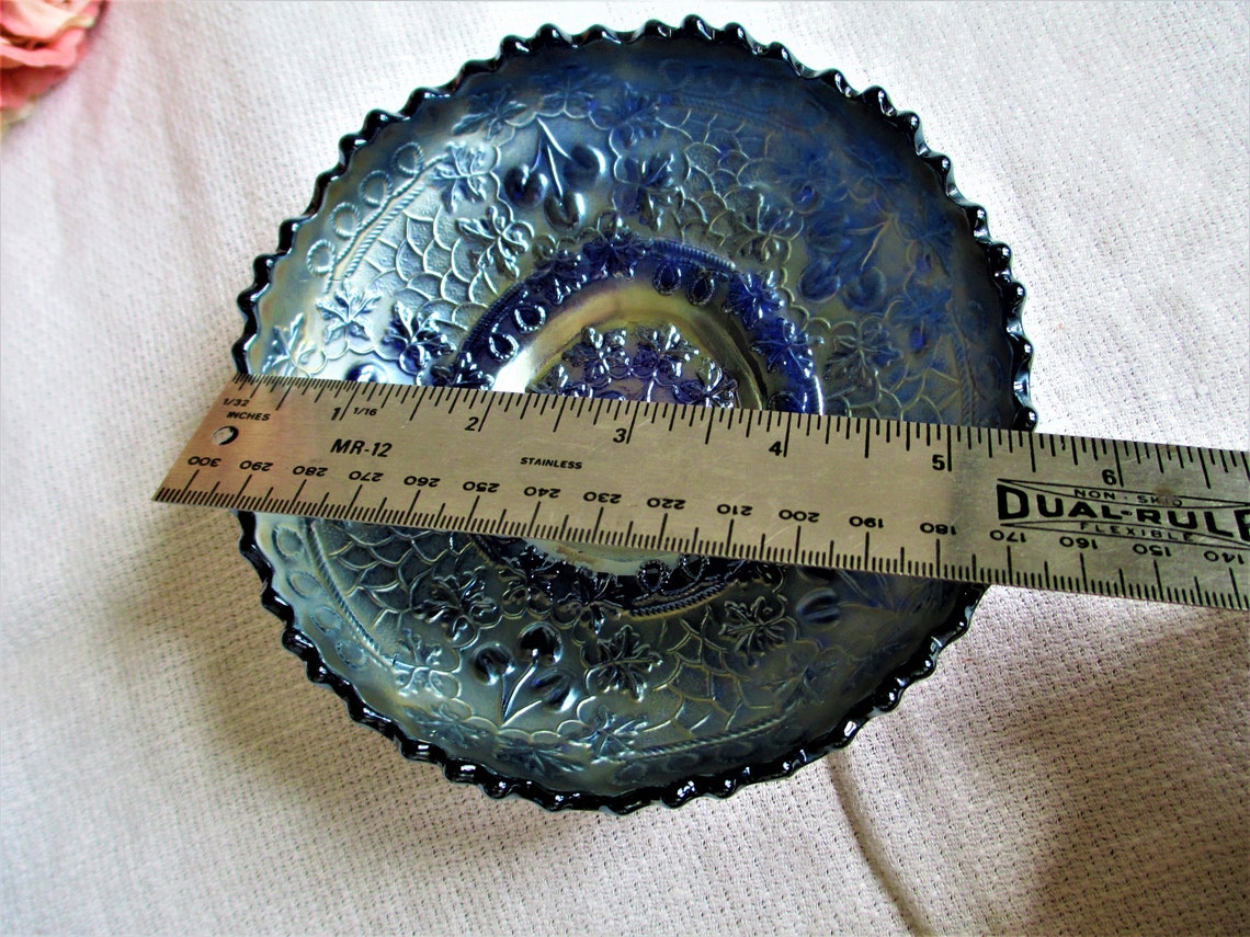 Antique Fenton Carnival Glass Cherry Chain and Orange Tree | Etsy