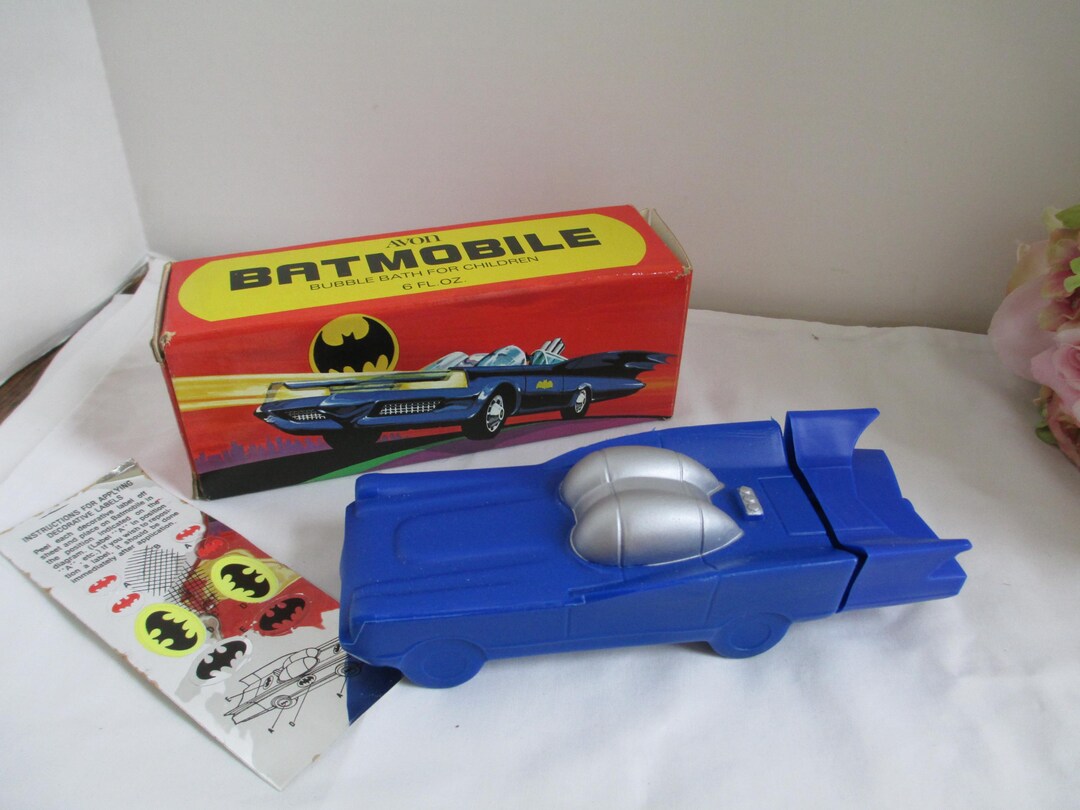 Avon 1978 Avon DC Comics Batman Batmobile Bubble Bath Complete Unused ...