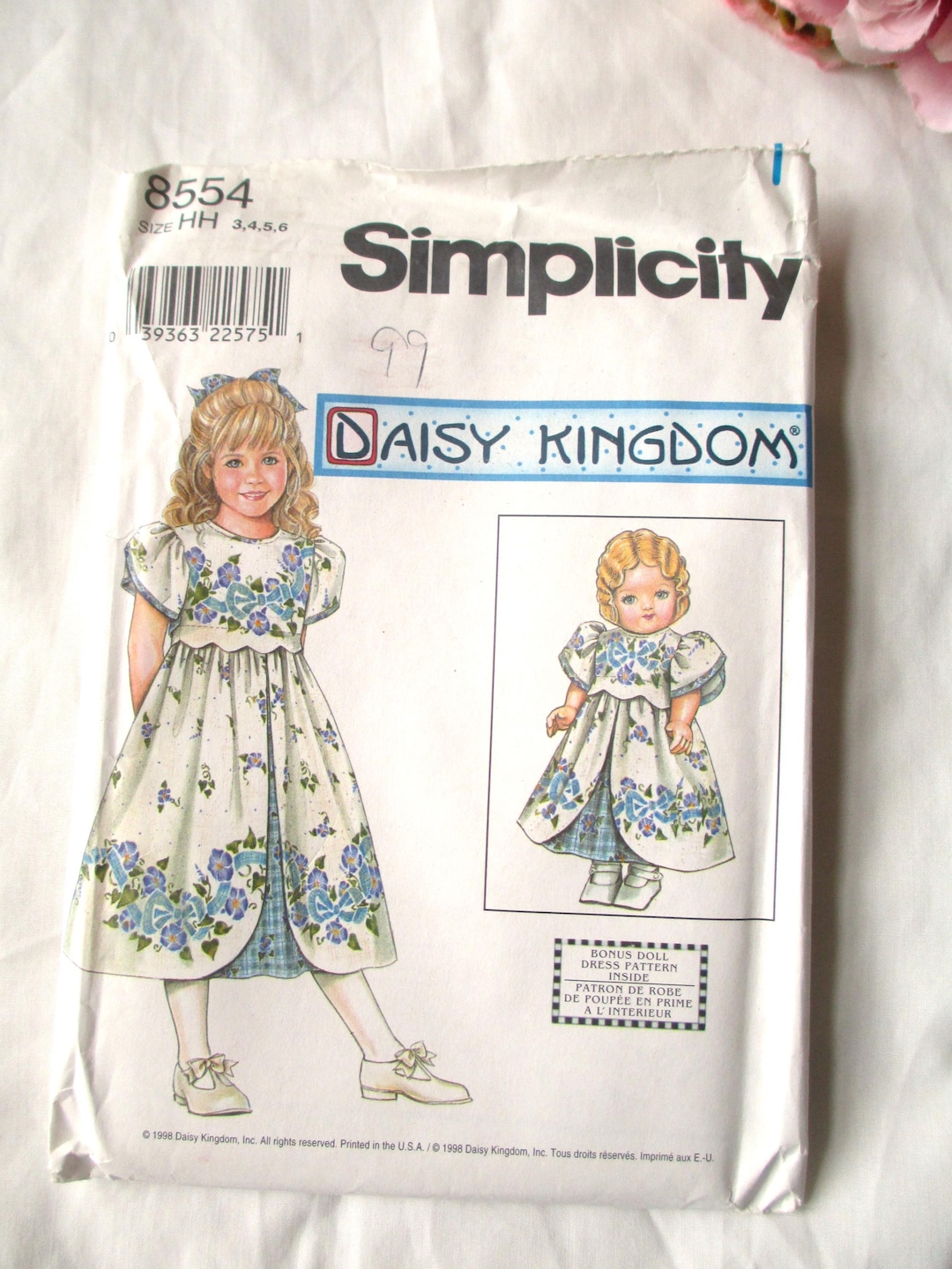 Simplicity Sewing Daisy Kingdom Pattern 8554 Daisy Kingdom Girls Dress ...