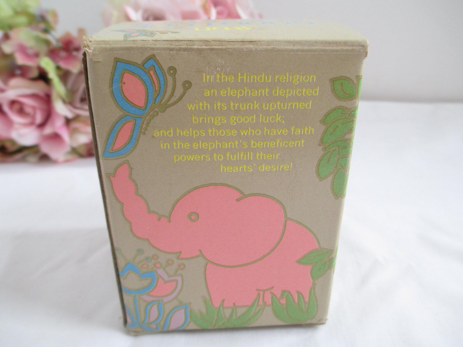 Avon Good Luck Elephant Patchwork Cologne Full Perfume Cologne Decanter ...
