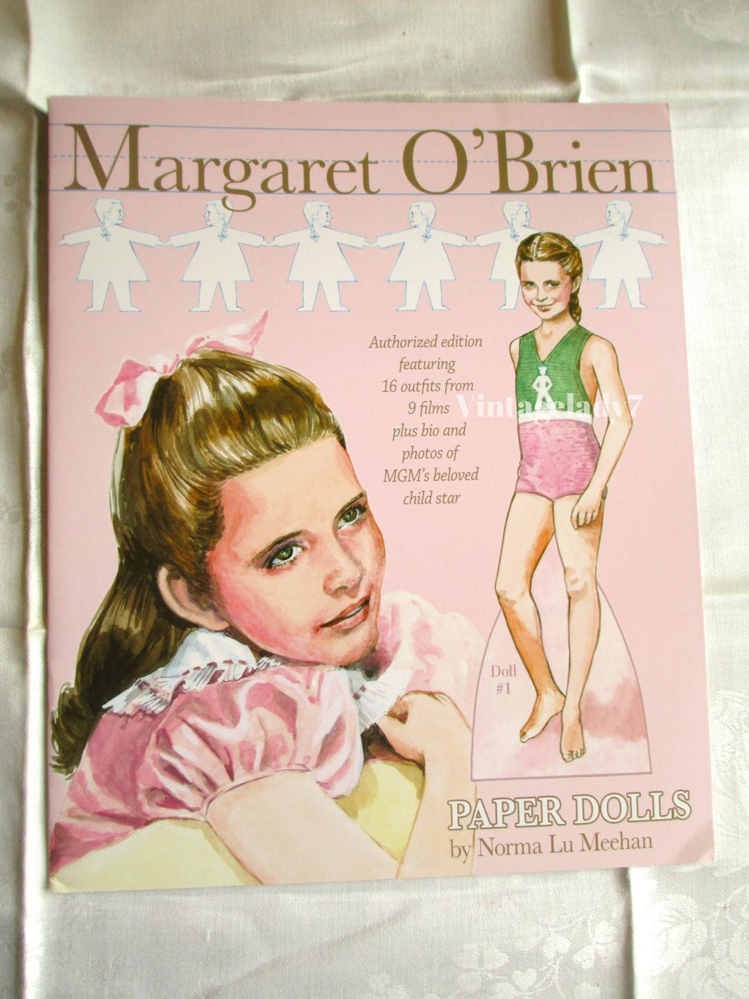 Margaret O'brien Paper Dolls Authorized Edition Featuring 16 Outfits ...