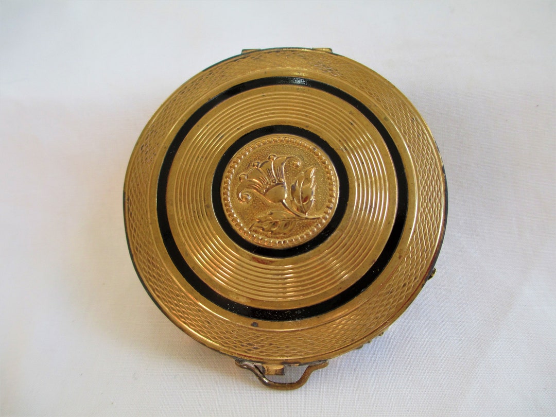 Vintage Compact Evans Mesh Powder and Rouge Compact Art Deco Vanity - Etsy
