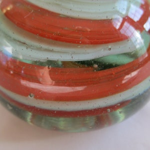 Vintage Paperweight Marble Swirl Paperweight With Pontil Hand Blown ...