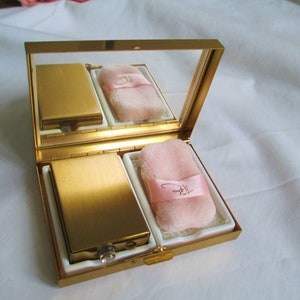 Vintage Compact Rhinestone Zell Fifth Avenue Face Powder Compact Zell ...