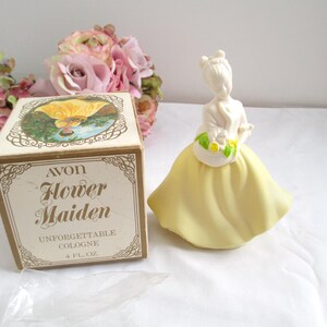 Avon Flower Maiden Unforgettable Cologne Full Perfume Cologne Decanter ...