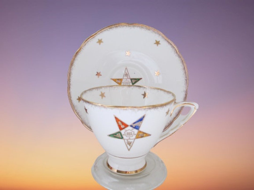 Royal Stafford Order of Eastern Star OES Fine Bone China England Teacup ...