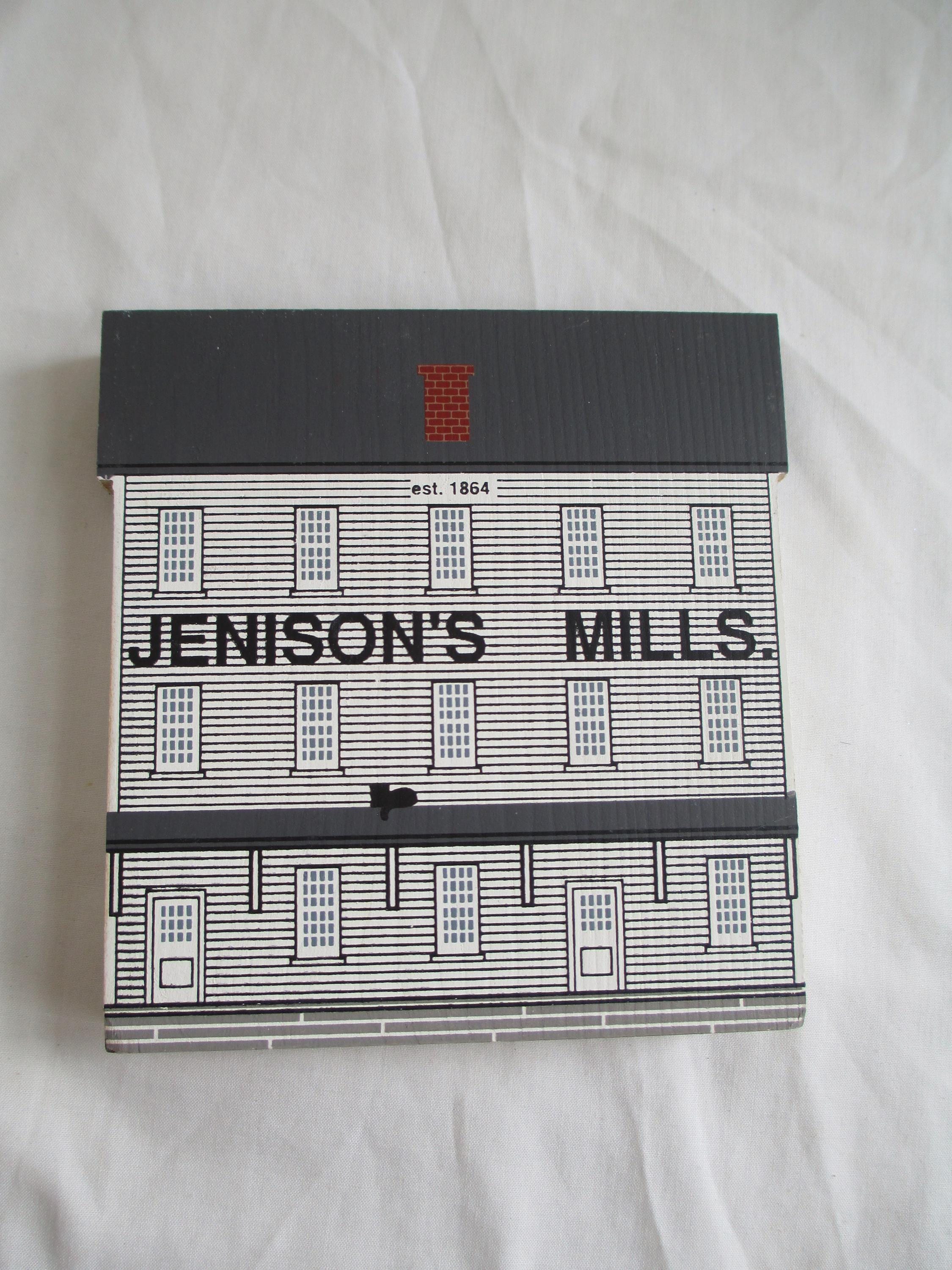The Cat's Meow Village Jenison's Mills Michigan 1898 Retired Wooden ...
