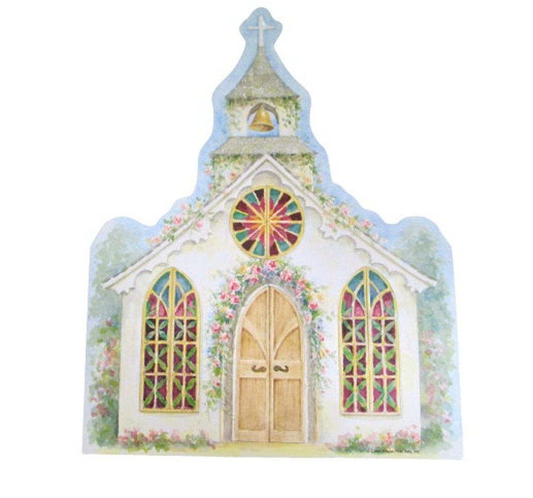 Vintage Carol Wilson Fine Arts Church Die Cut 10 X 7 - Etsy