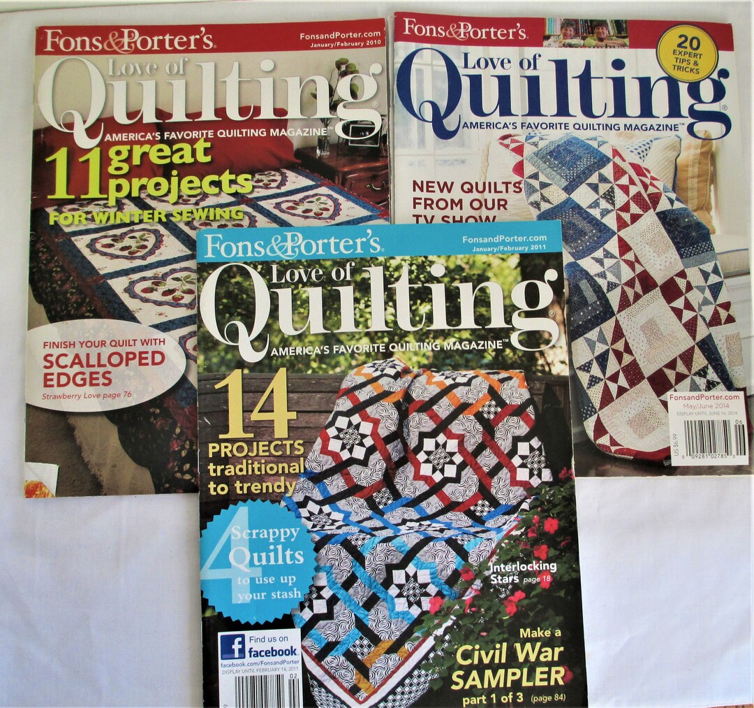 Quilting Fons and Porter Love of Quilting Magazines and Patterns ...