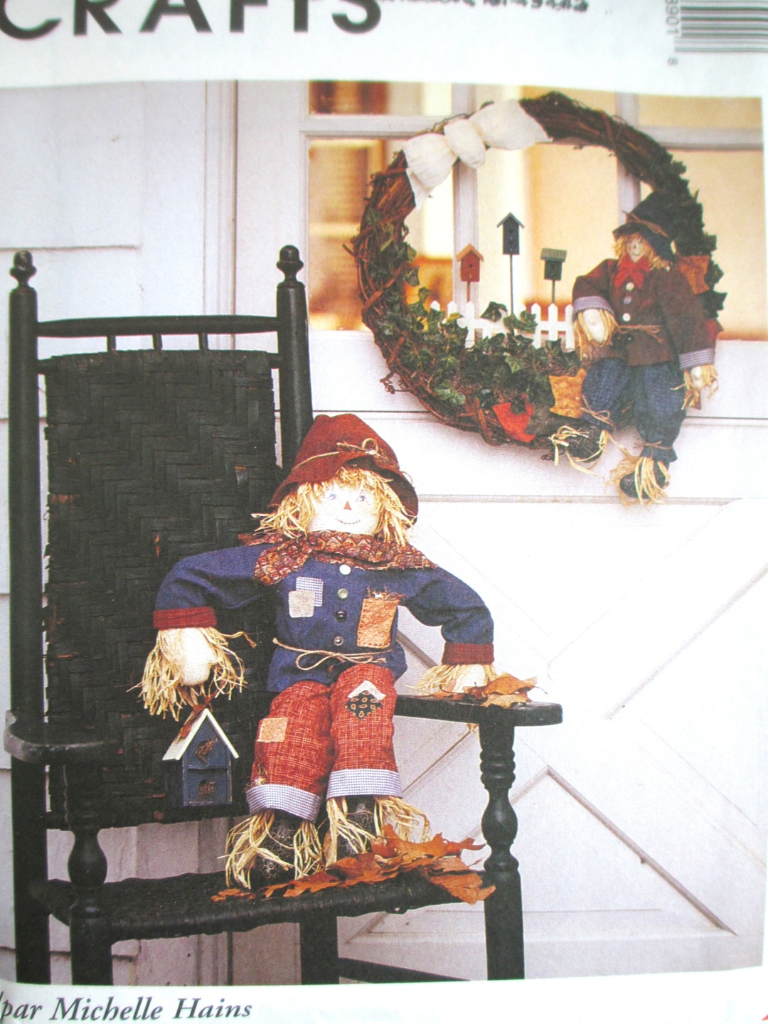 Scarecrow Mccall's 8890 Uncut Crafts Sewing Pattern Scarecrow and ...