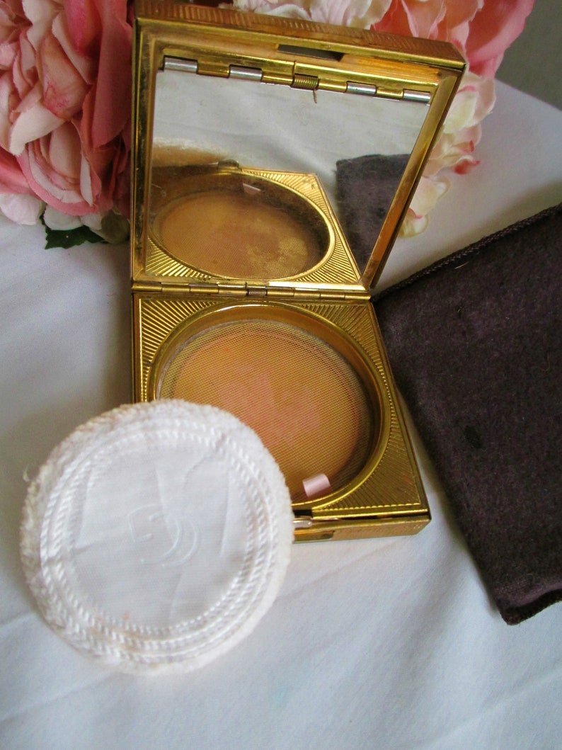 Vintage Compact Evans Powder Compact With Built In Clock | Etsy