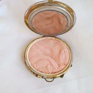 Vintage Compact Evans Mesh Powder and Rouge Compact Art Deco Vanity - Etsy