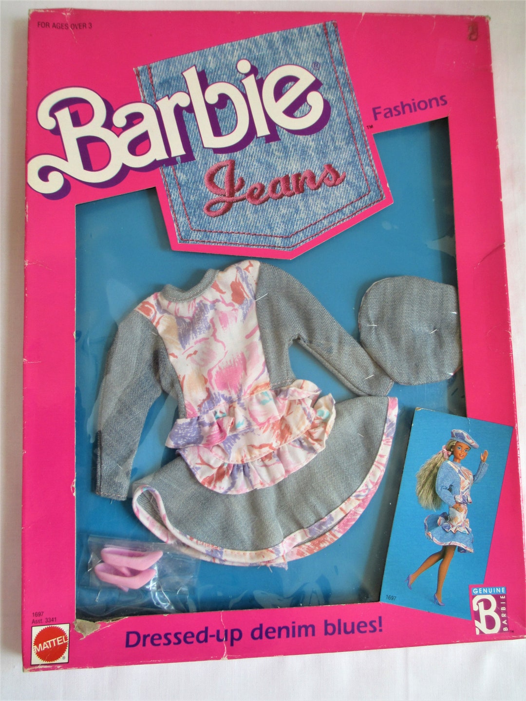 Vintage Barbie Original 1988 Barbie the Jeans Fashion #1697 in Original ...