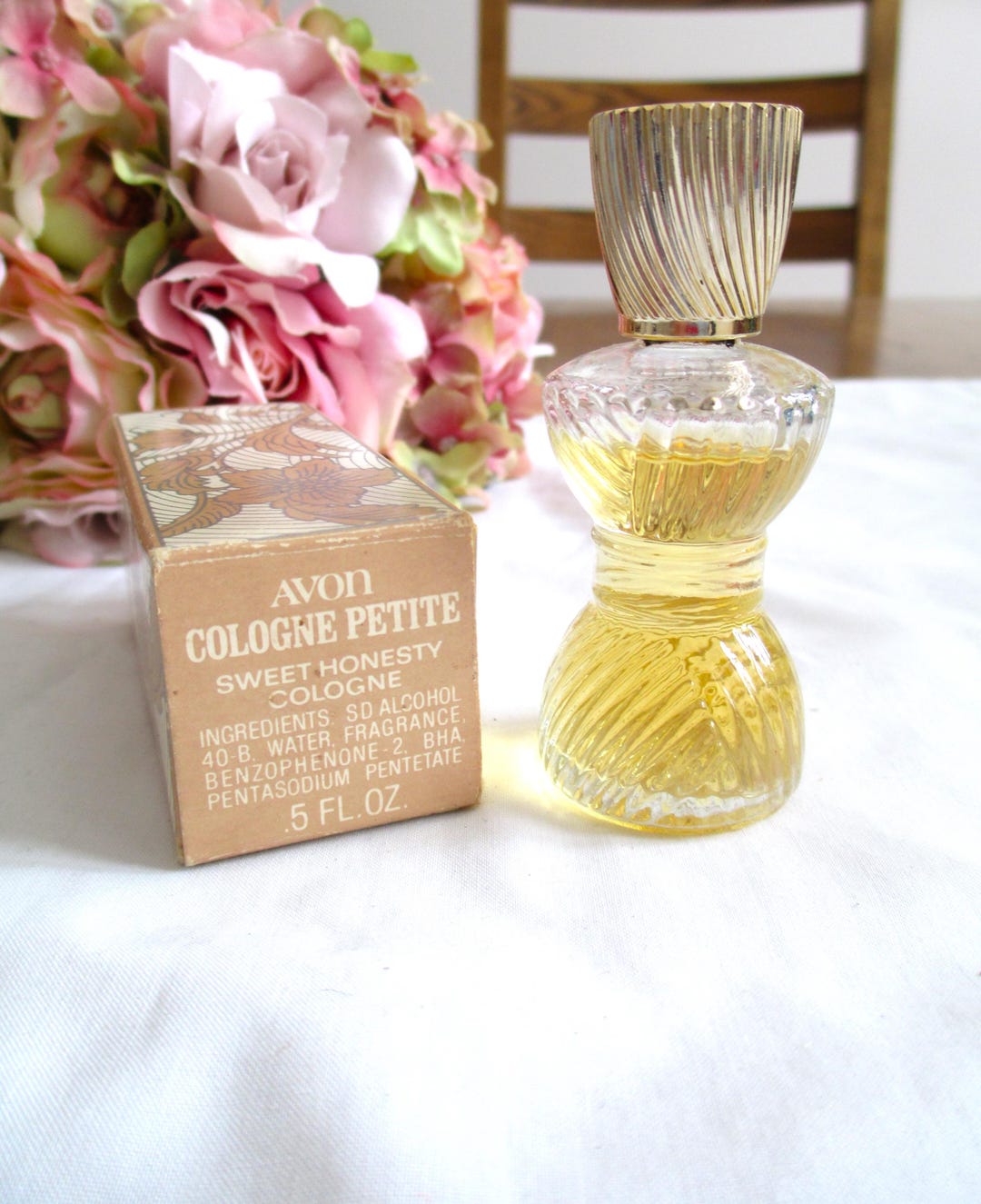 Avon Cologne Petite Sweet Honesty Cologne and Original Box Vintage Avon ...