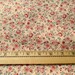 Fabric Vintage Stunning Floral Tan Fabric Priced/sold in Half Yard ...