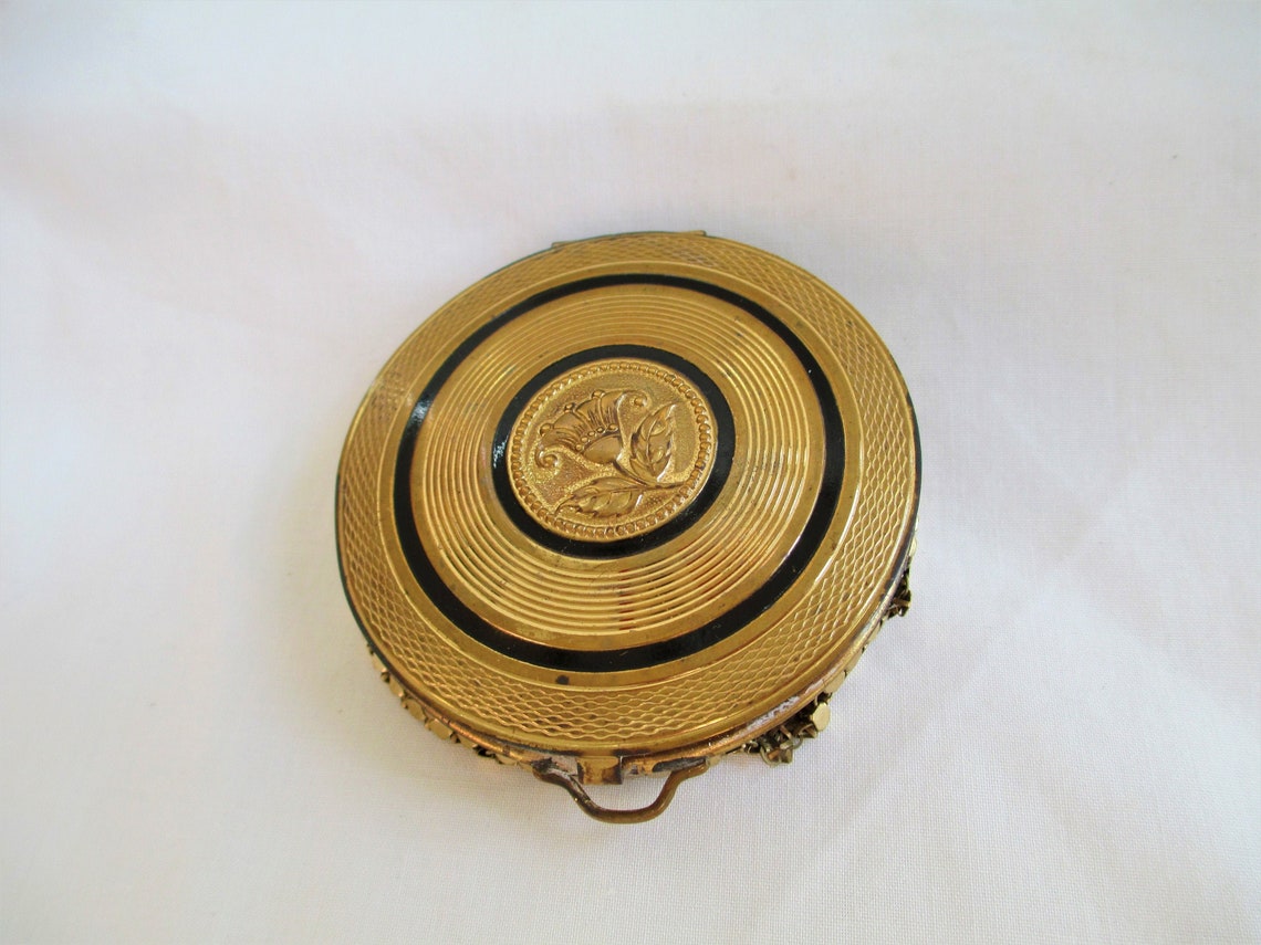 Vintage Compact Evans Mesh Powder and Rouge Compact Art Deco - Etsy